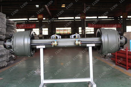 Hot Sale Heavy Truck Semi-trailer Parts American Type Axle Load 20t ...